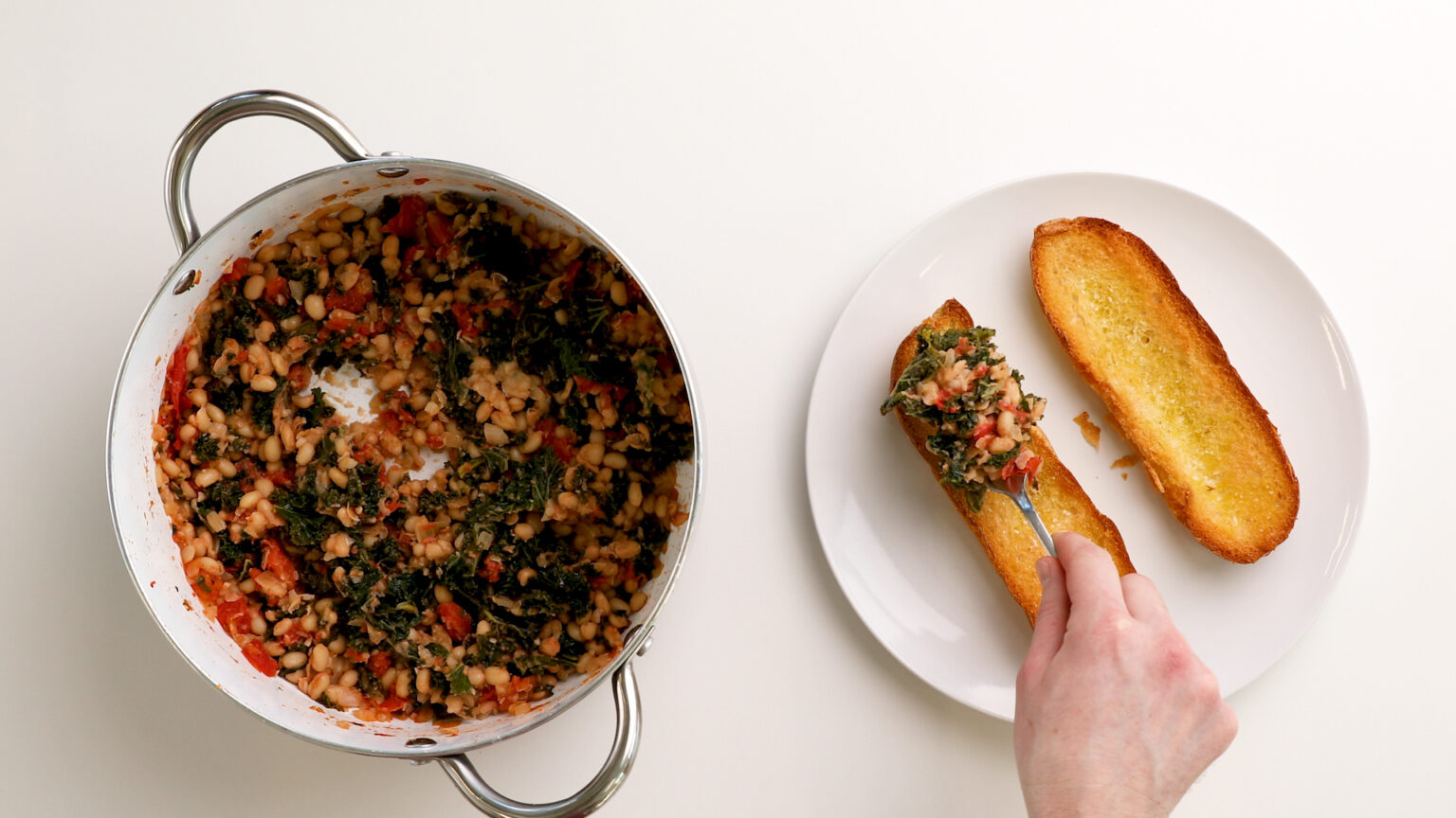 Smashed Beans on Toast - Healthy Pantry