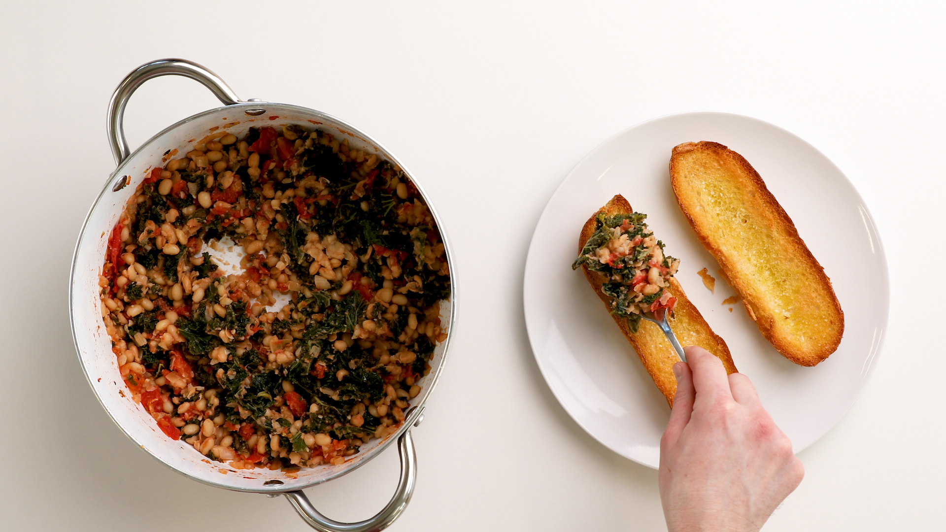 Smashed Beans on Toast - Healthy Pantry